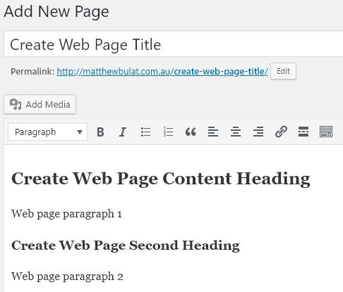 Create a Web Page Without Coding